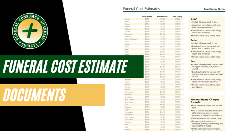 Funeral Cost Estimate Tool