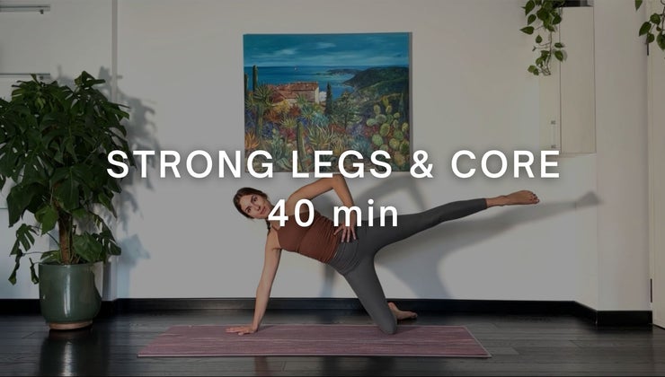 Sculpted Legs & Strong Core: 40-Minute Pilates Full-Body Workout [ENG]