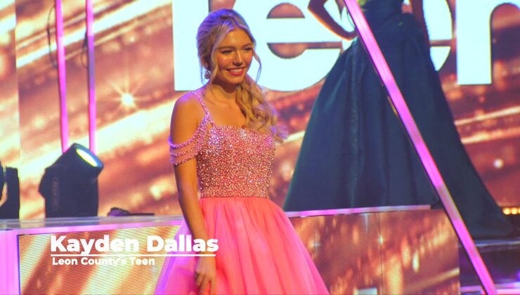 Miss Leon County's Teen Kayden Dallas Evening Gown | Pageants Live