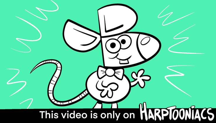 Draw a Crazy Mouse | Harptooniacs