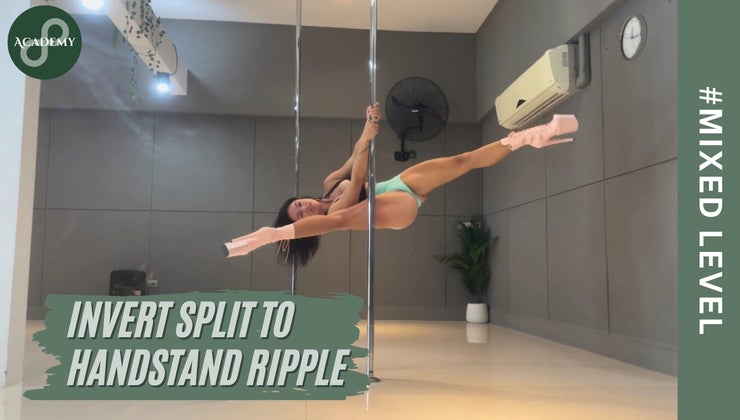 Invert Split To Handstand Ripple