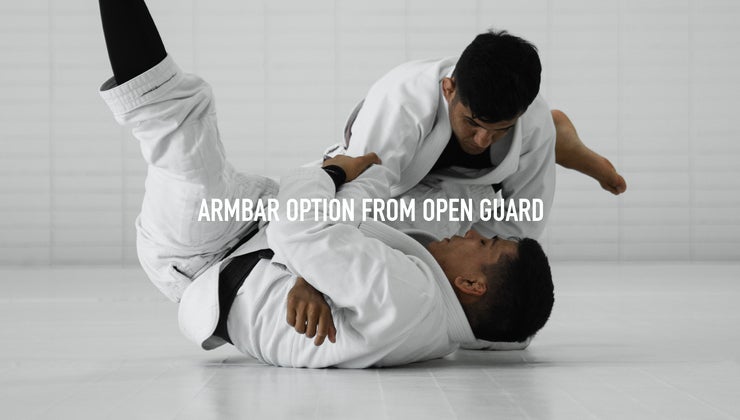 Armbar Option from Open Guard