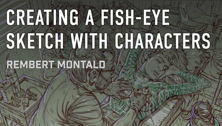 Creating A Fish Eye Lens Sketch