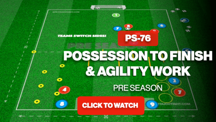 Pre-Season 76: 3 v 3 Possession and SAQ Circuit
