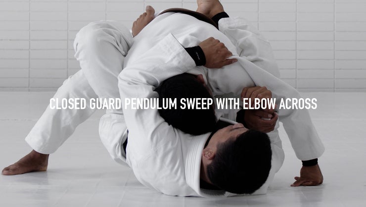 Closed Guard Pendulum Sweep with Elbow Across