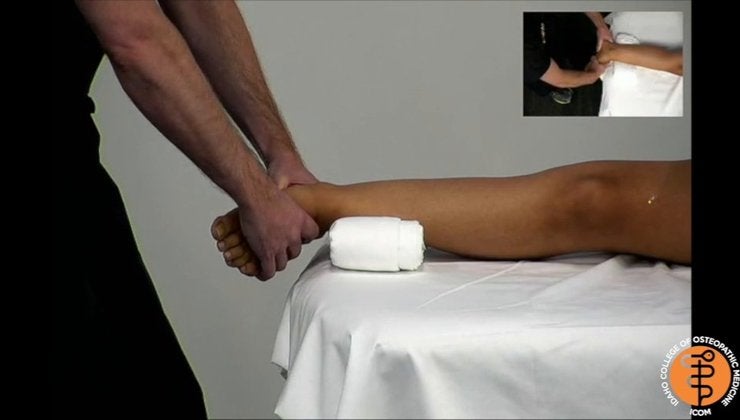 Lateral Ankle Counterstrain | OMT Video Library