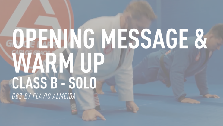 Warm Up Opening Message
