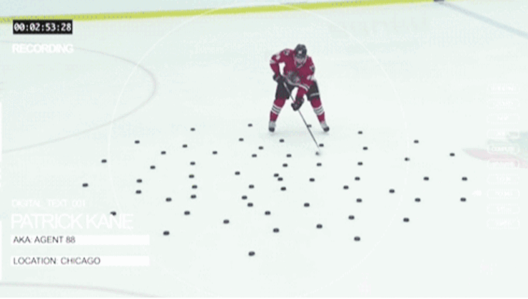 Patrick Kane Stickhandling - Live Coaching Session | Hockey Training