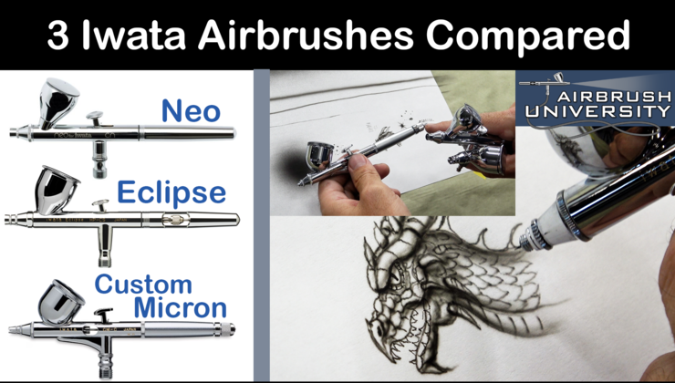 Iwata Airbrush Comparison | Airbrush University