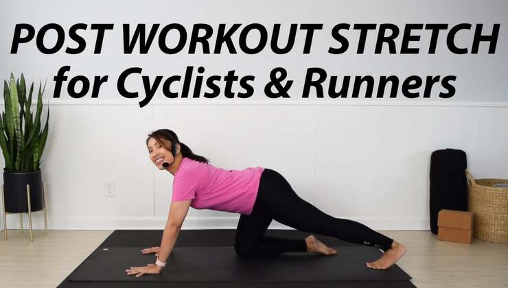 7-Min Floor Stretch for Cyclists & Runners | Yoga Upload Plus