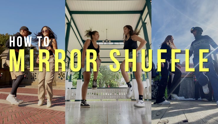 MIRROR SHUFFLE - Learn and practice with me