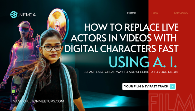 SEP 21 @ 7:30 PM How to Replace Live Actors with Digital Characters ...