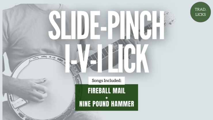 Slide/Pinch I-V-I Lick