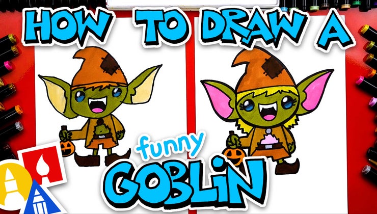 How To Draw A Funny Goblin