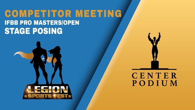 IFBB Pro Posing at the Legion | Center Podium TV