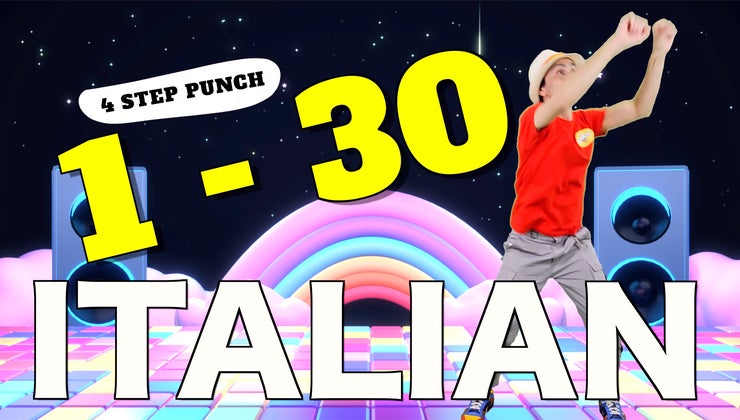 Italian 1 - 30 Learn to Count, Exercise and Dance from 1 - 30 in Italian