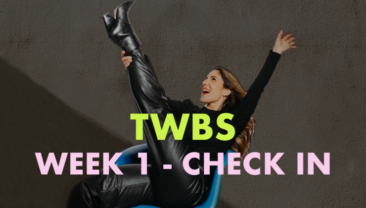 TWBS - Week 1 - Check in
