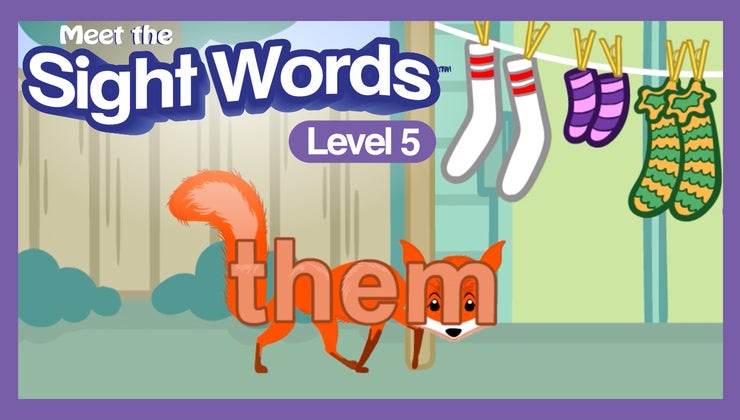 Kids Club | Meet the Sight Words Level 5 "them"