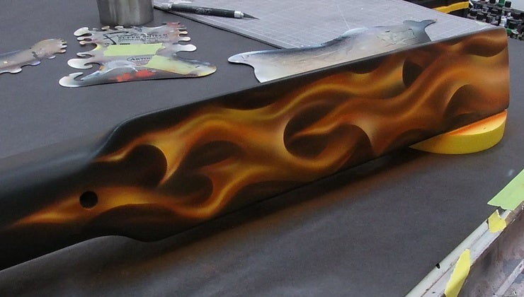 How to airbrush realistic fire - demo 2 | Airbrush University