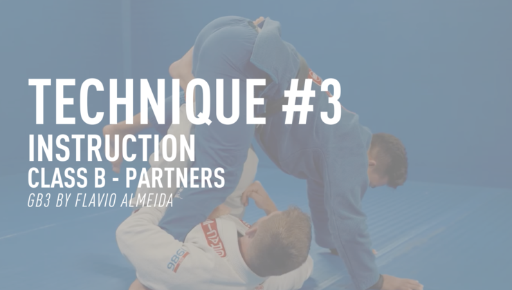 Gb3 Week 13 Class B Technique #3 Collar Drag From Under The Leg Guard Pass