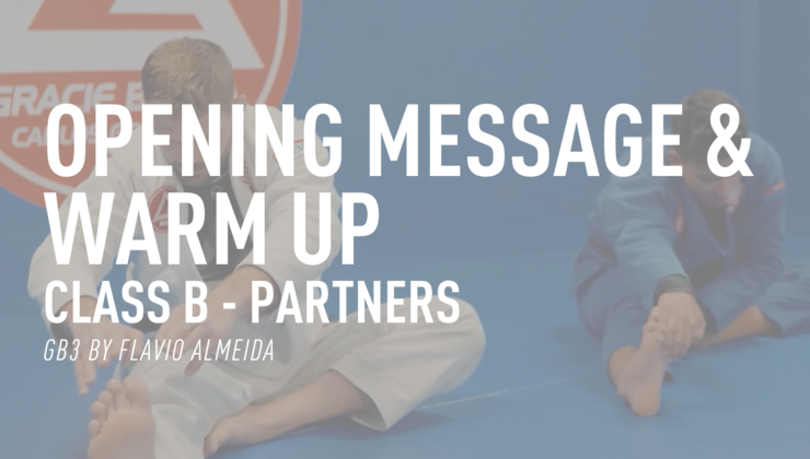 Gb3 Week 13 Class B Opening Message