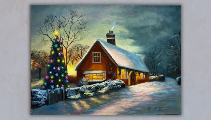 Yuletide Glow - Capturing the Magic of Christmas in Art
