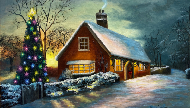 Yuletide Glow - Capturing the Magic of Christmas in Art
