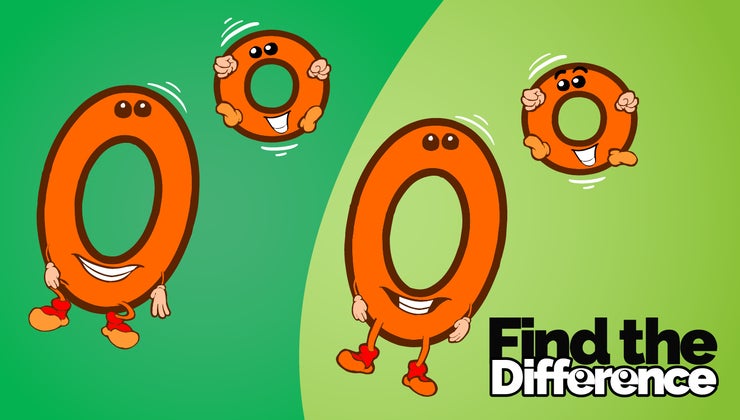 Kids Club | Find The Difference "O" & "o"