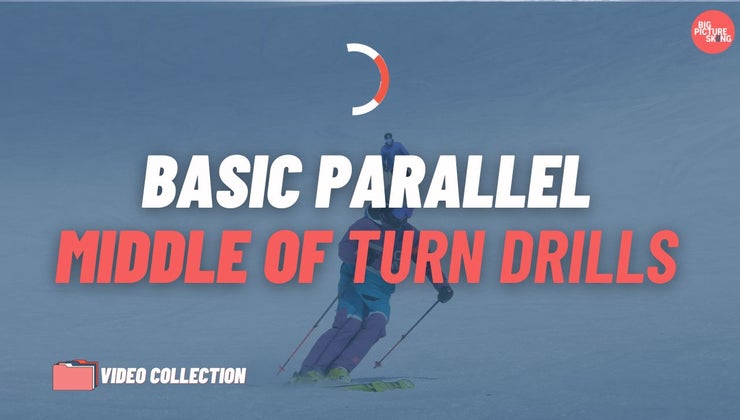Improve Middle Turn Skiing Drills