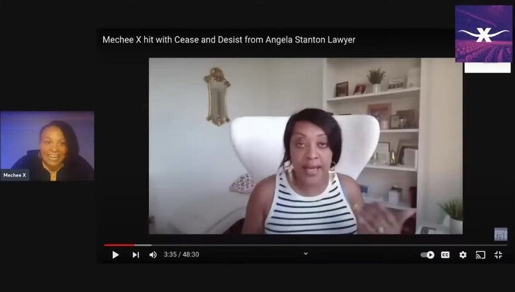 Mechee X Responds To Angela Stanton. This Will Be My Last & Most Epic ...