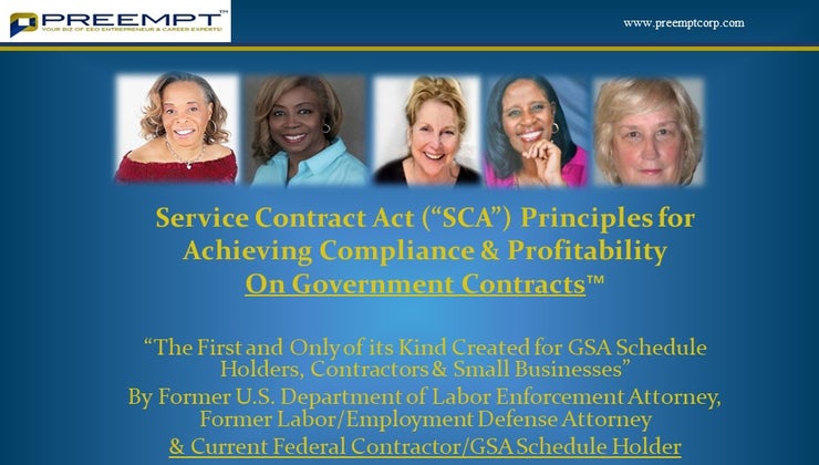 Service Contract Act Training for Achieving Compliance & Profitability ...