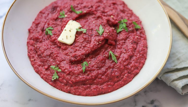 Beet Mashed Potatoes