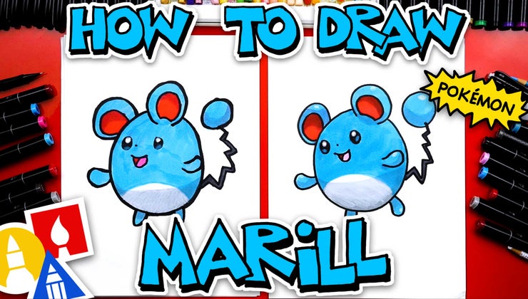 How To Draw Marill Pokémon