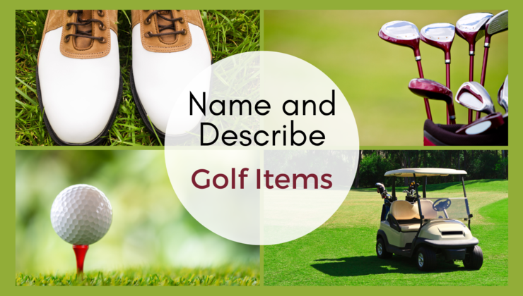 Speech Therapy for Adults | Word Finding Practice | Golf Theme ...