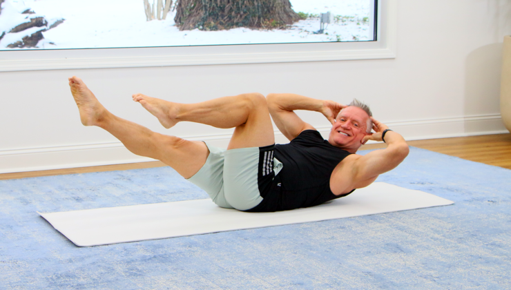 FUNdamental Pilates Mat Series Beginner Workout #12 (video)