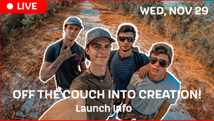 Off the Couch into Creation | Launch info!