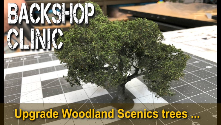 Upgrade Woodland Scenics trees