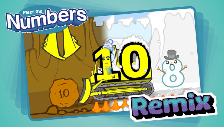 Kids Club | Remix | Meet the Numbers "10" | Holiday Celebration