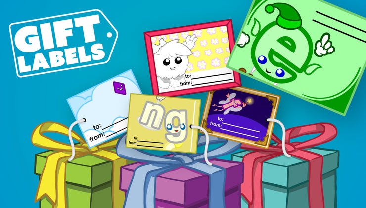 Kids Club | Gift Labels | Holiday Edition