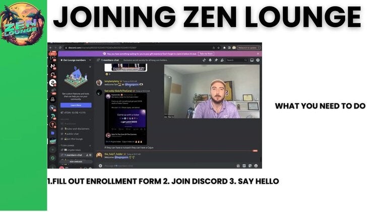 Joining Zen Lounge | The Zen Lounge
