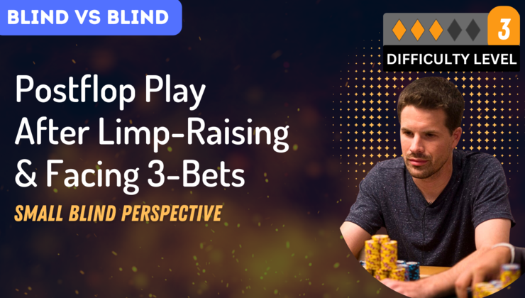 Postflop Play After Limp-Raising & Facing 3 Bets Small Blind Perspective
