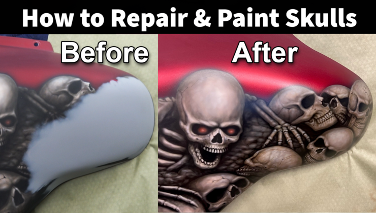 Skull Repair | Airbrush University