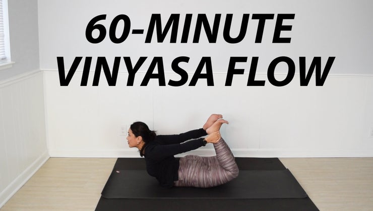 60 Min Well Rounded Vinyasa Flow Yoga (Strong Beginners to Intermediate ...