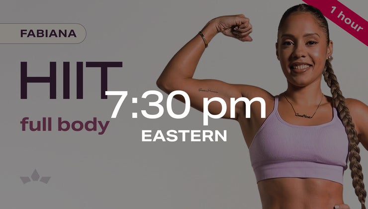 Full-Hour HIIT with Fabi 7:30 PM ET (01/03)