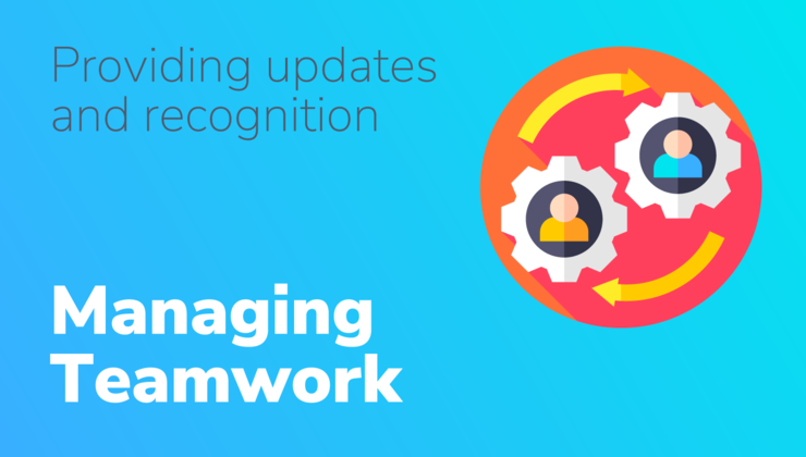 Providing updates and recognition