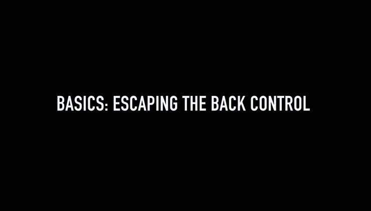 Basics: Escaping The Back Control