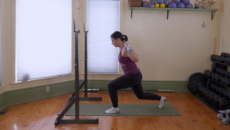 1-1 Reverse Lunge | Mindful Strength