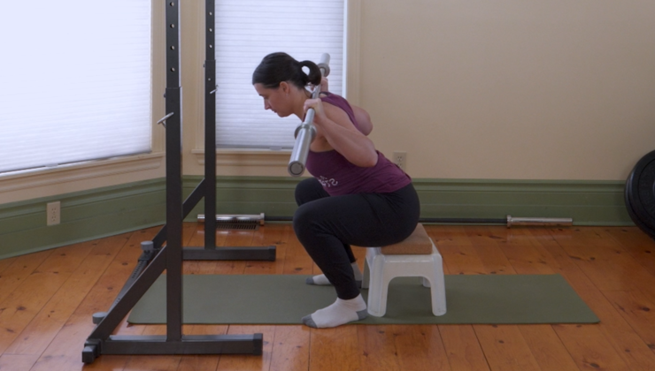 1-1 Box Squat Demo | Mindful Strength