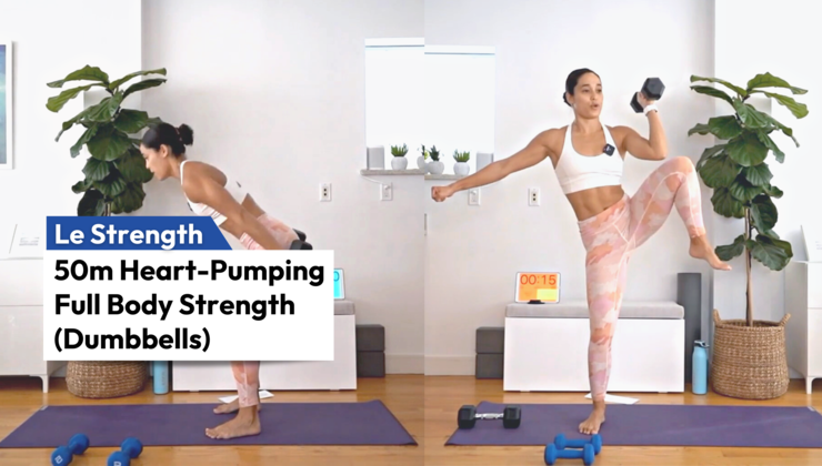 50 Minute Heart-Pumping Full Body Strength [Dumbbells]
