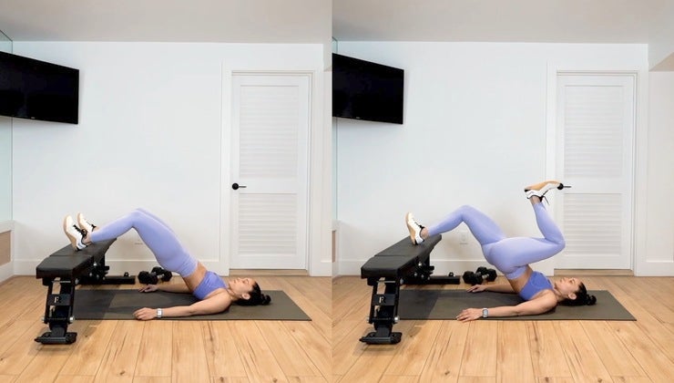 FEET-ELEVATED HIP LIFT [EXERCISE]